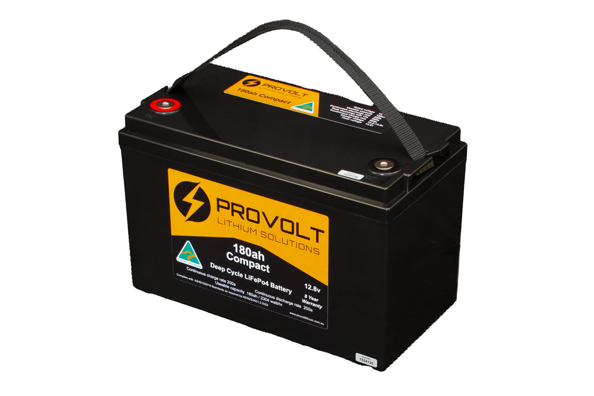 Provolt Compact 180 Deep Cycle Lithium Battery – Raw 12 Volt