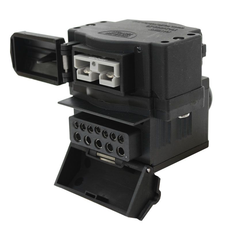 DUAL 12 PIN TRAILER SOCKET & 50A CONNECTOR SURFACE MOUNT STYLE – Raw 12 ...