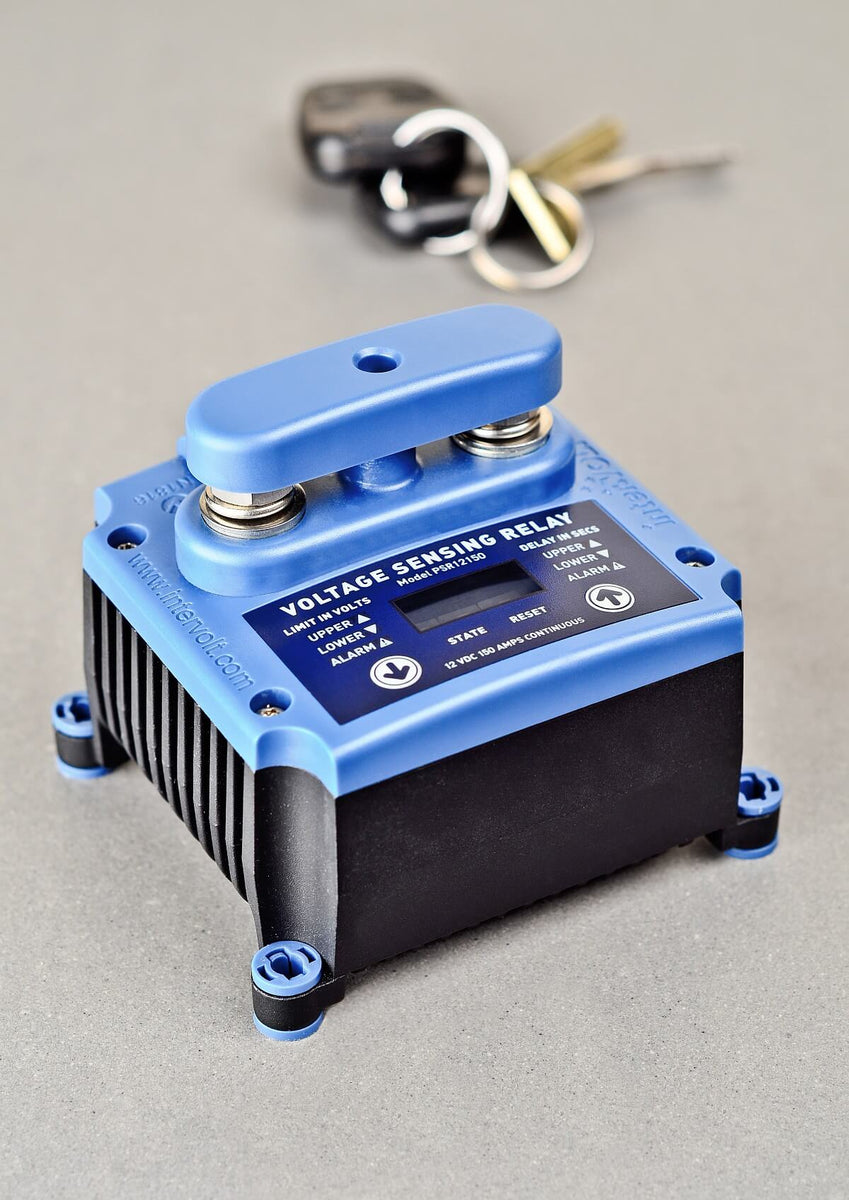 Intervolt PROGRAMMABLE VOLTAGE SENSING RELAY 12VDC 150 AMP CONTINUOUS ...